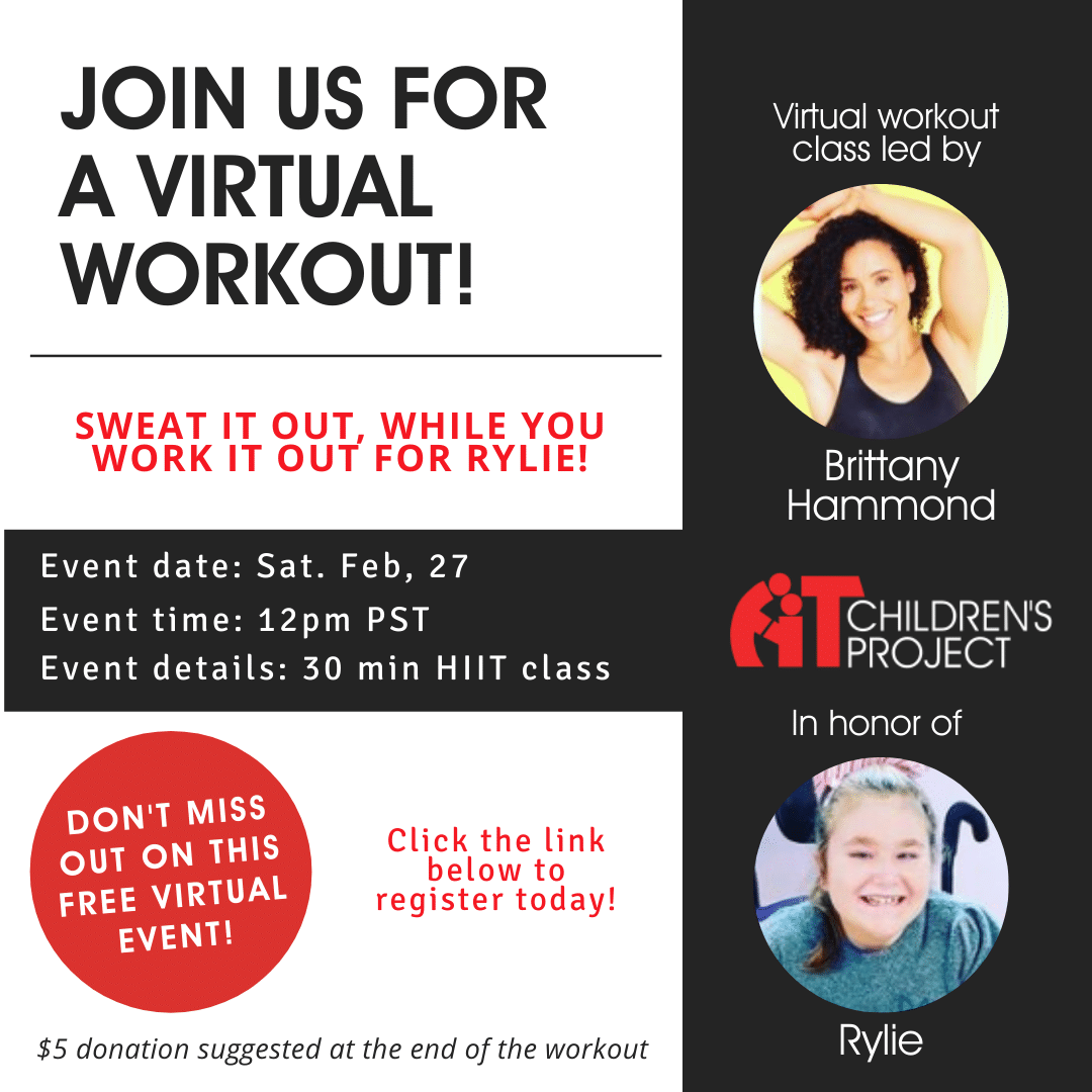 Virtual Workout Class In Honor Of Rylie Rahall Blog Post | A-T Children ...